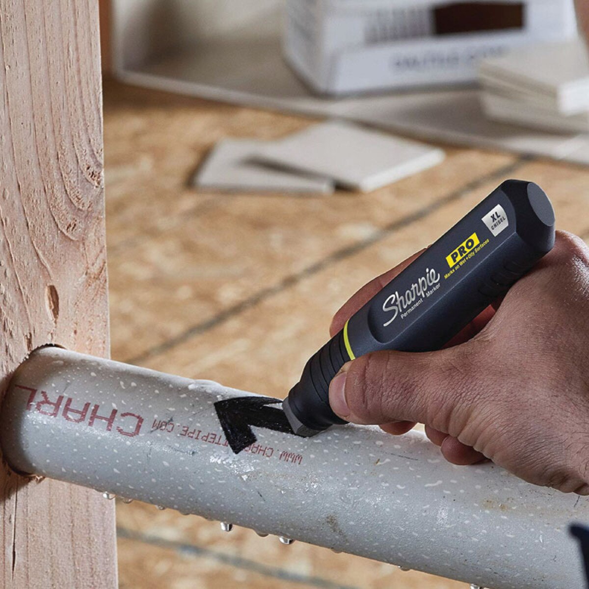 Sharpie PRO Permanent Marker 12pk, XL Chisel, Black, 2018344